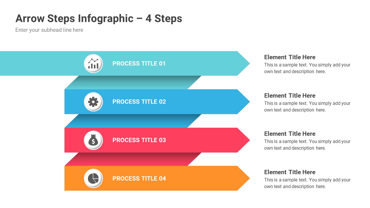 Arrow Infographics PowerPoint Template Diagrams, Presentation Templates