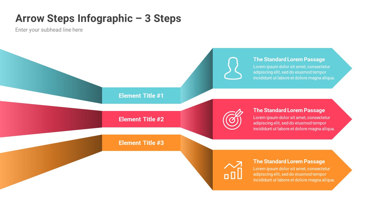 Arrow Infographics PowerPoint Template Diagrams, Presentation Templates