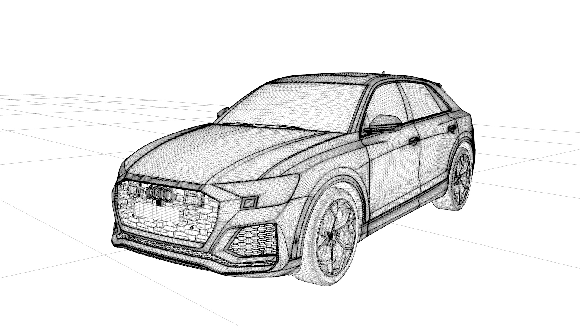 2021 AUDI RS Q8 by EA09studio | 3DOcean