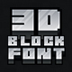 Iron 3D Pixel 8 Bit Block Font, Vectors | GraphicRiver