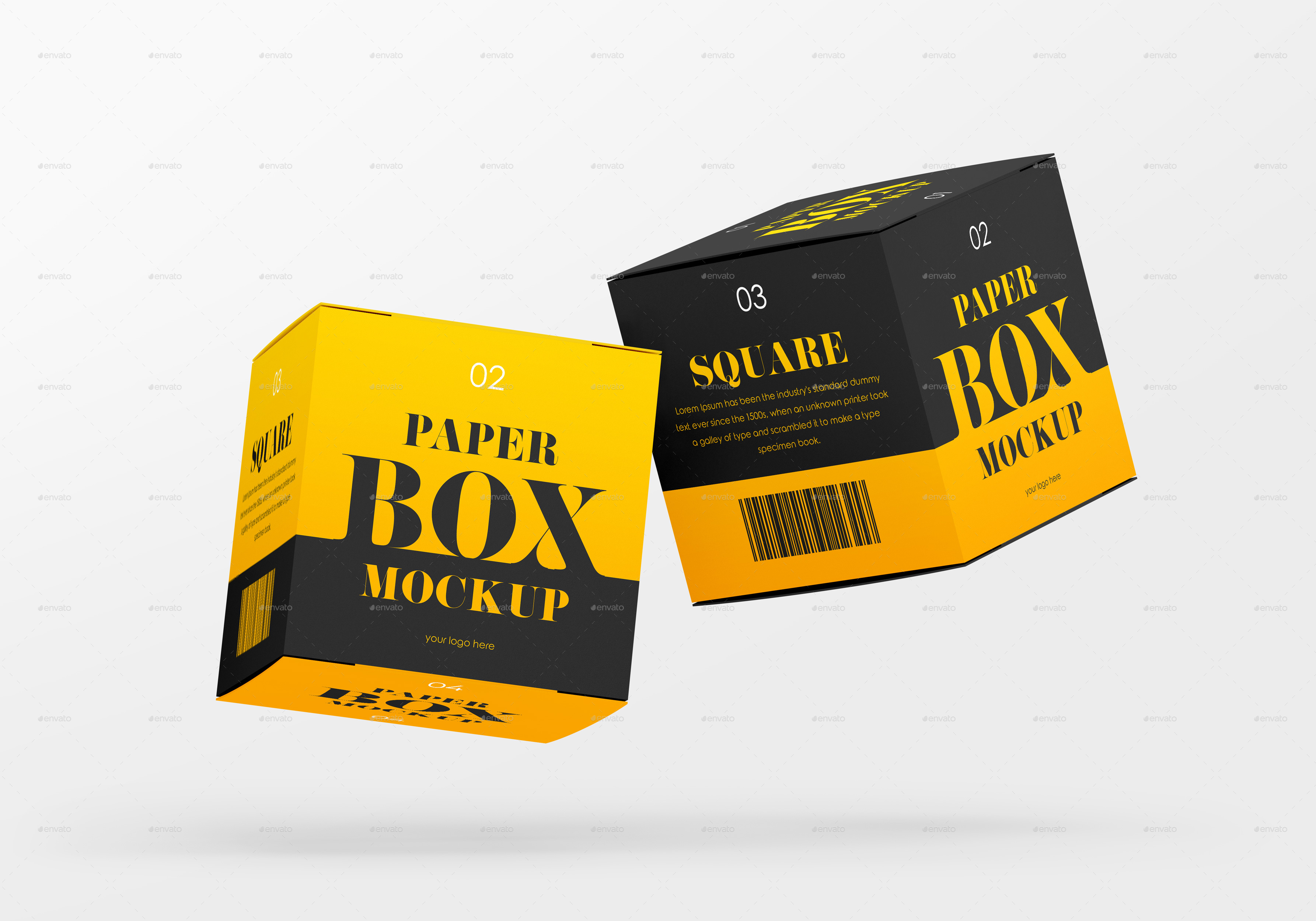 Paper Box Mockup Set, Graphics | GraphicRiver