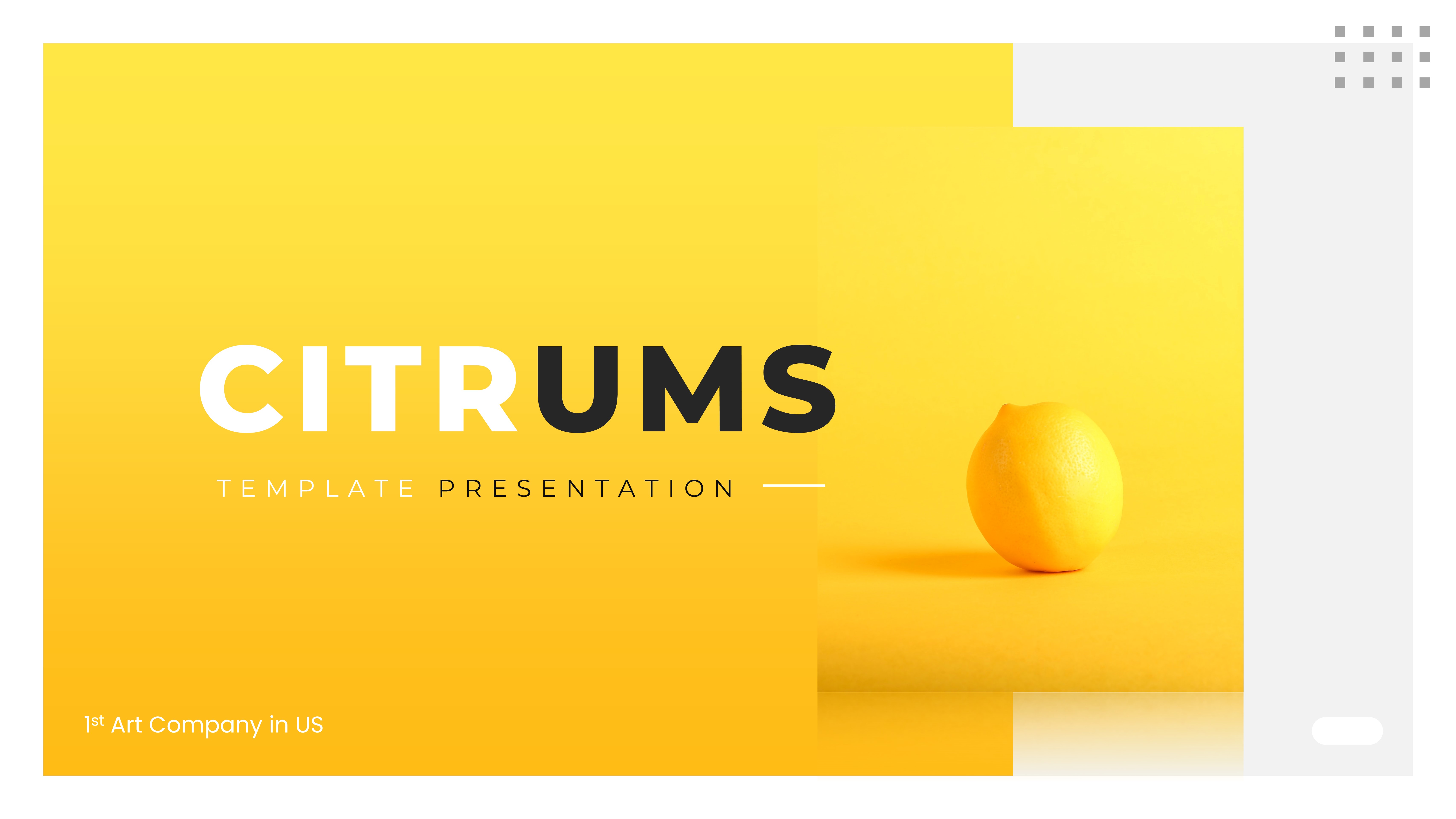 Citrum Orange – Creative Business Google Slide Template, Presentation ...
