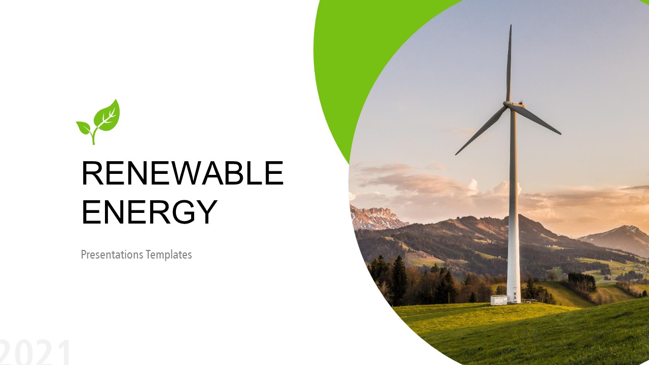 Renewable Energy Powerpoint Template Presentation, Presentation Templates