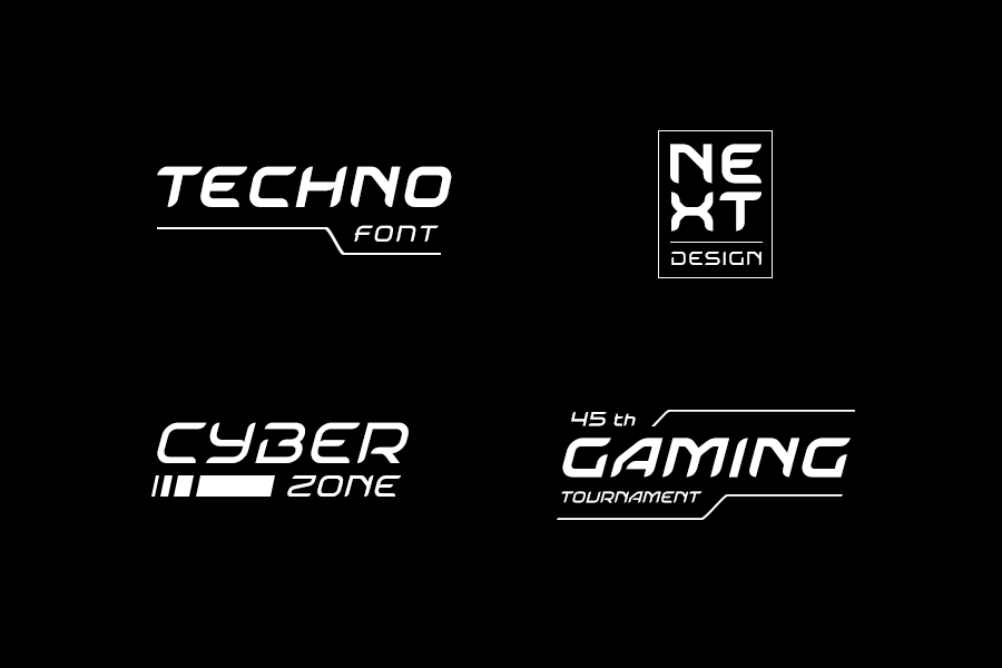 Cybertone Futuristic Font, Fonts | GraphicRiver