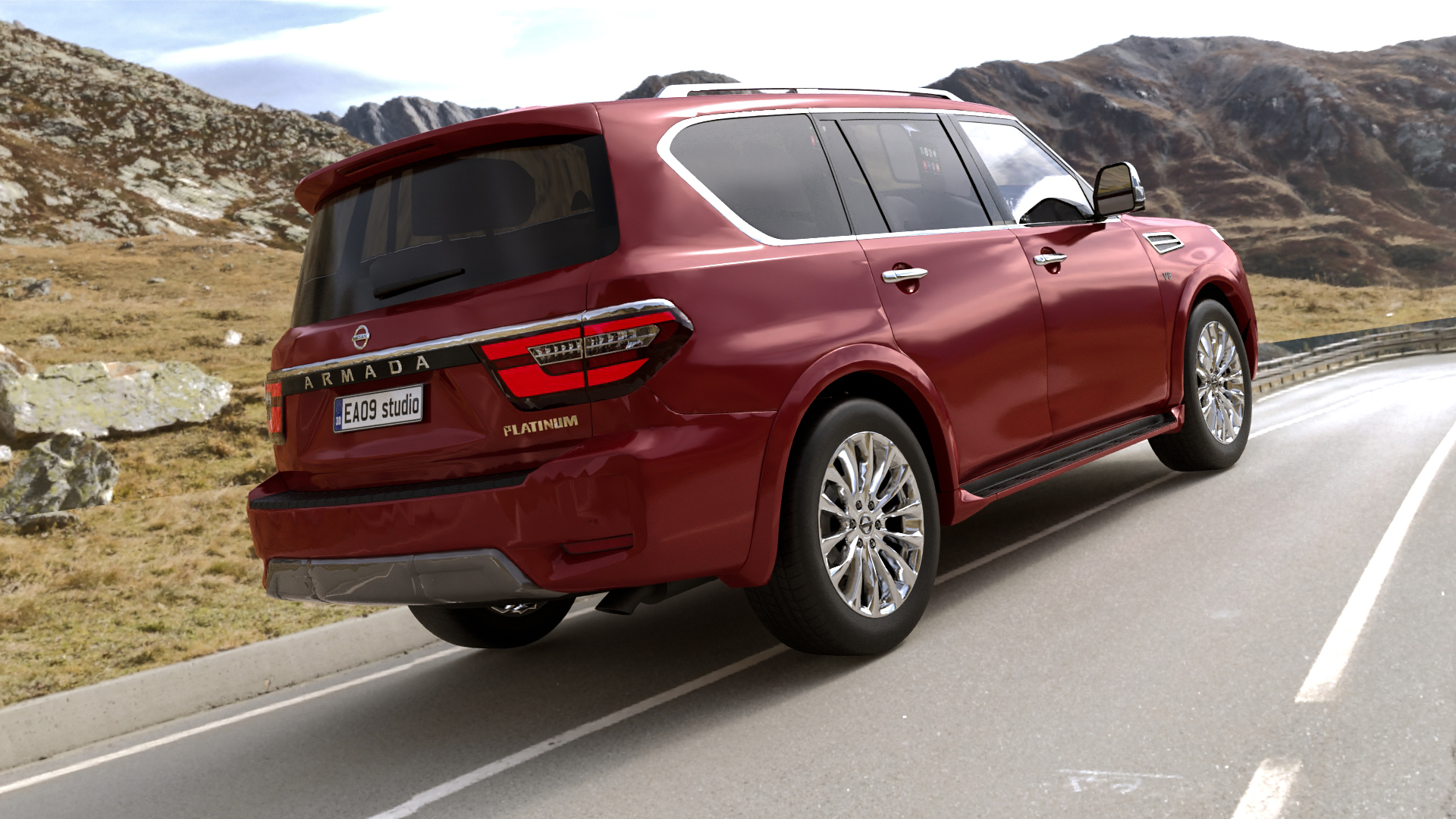 2022 NISSAN ARMADA PLATINUM⁸ by EA09studio | 3DOcean