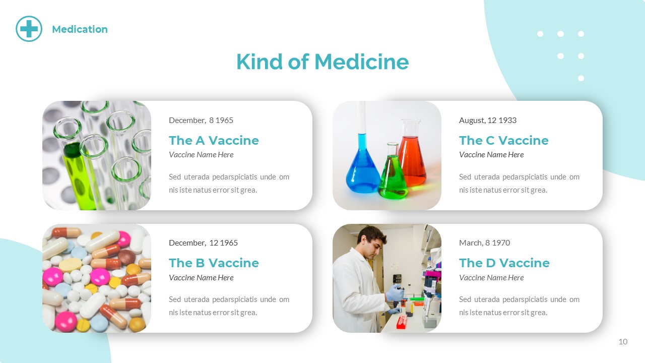 Medication - Healthcare Presentation Keynote Template, Presentation ...