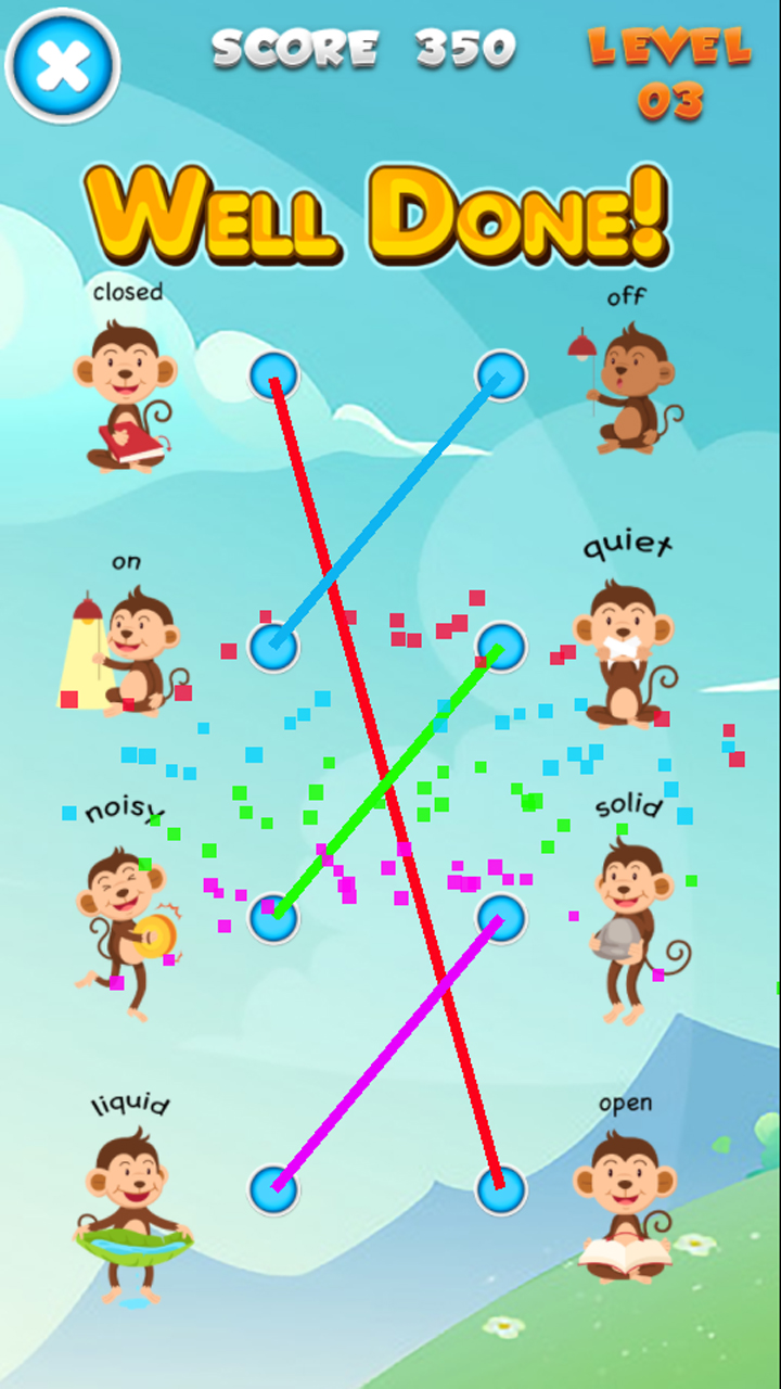 Opposite Words Matching Kids Learning Game (Construct 3 | C3P | HTML5) Educational Game by CGFX ...