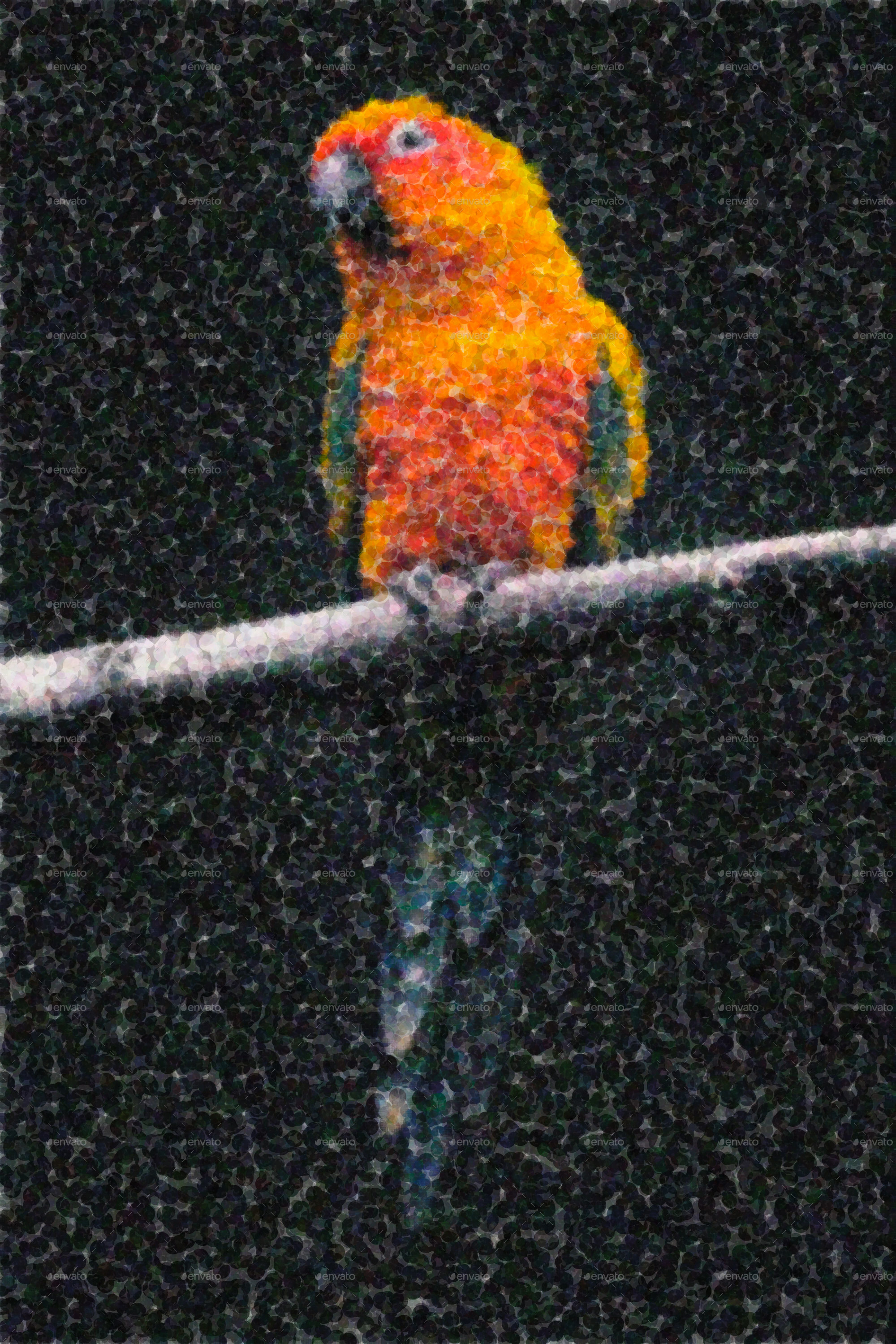 Artistic Dots Photo Template, Graphics | GraphicRiver