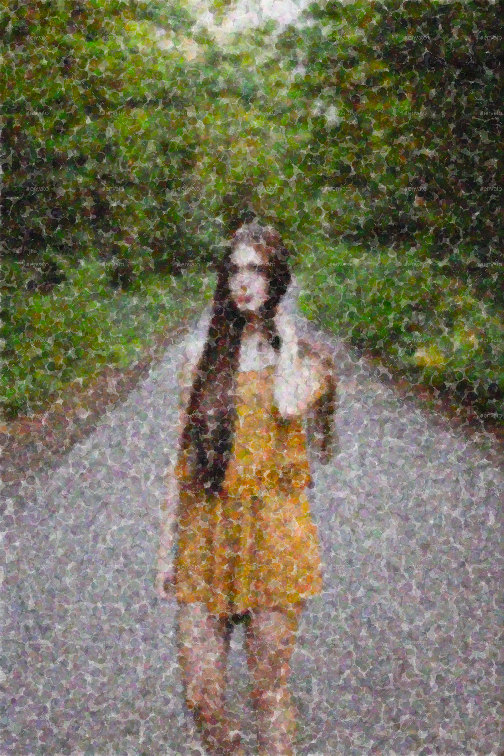 Artistic Dots Photo Template, Graphics | GraphicRiver