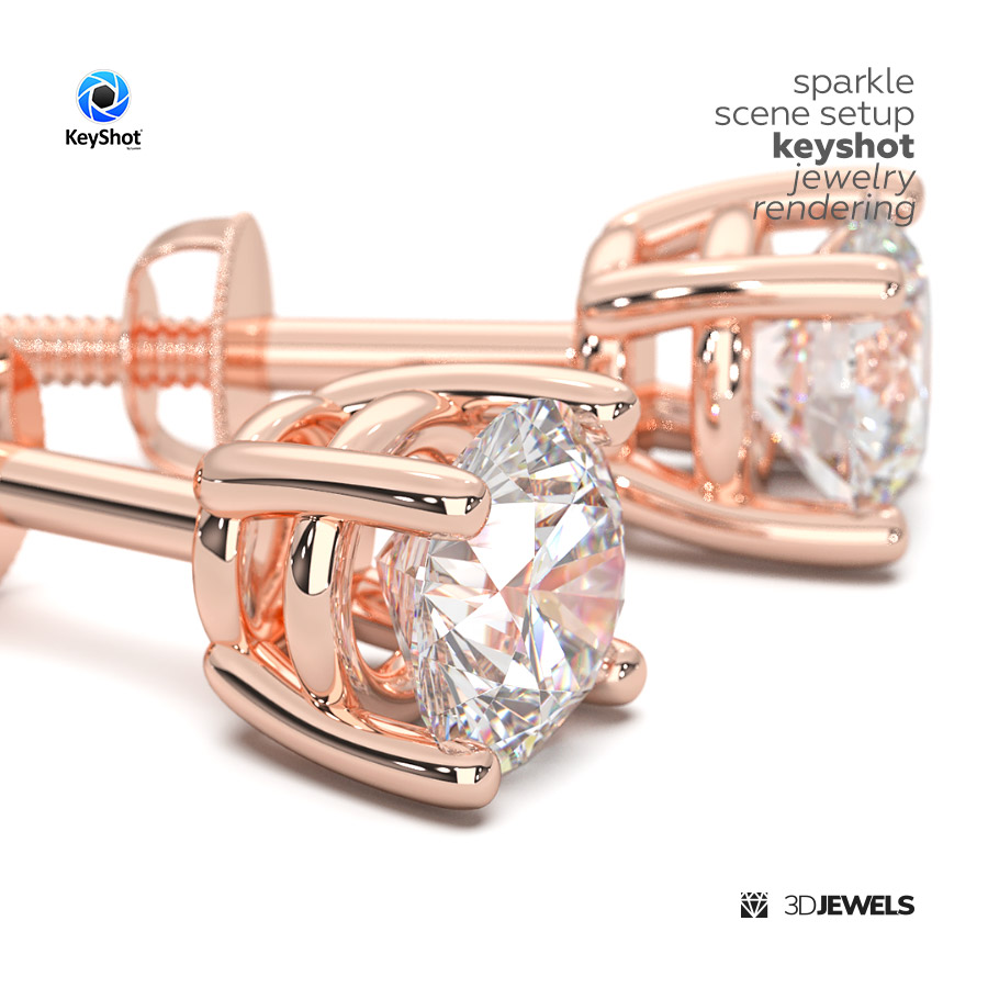 Sparkle Scene Setup for KeyShot Jewelry Rendering by 3DJewels | 3DOcean