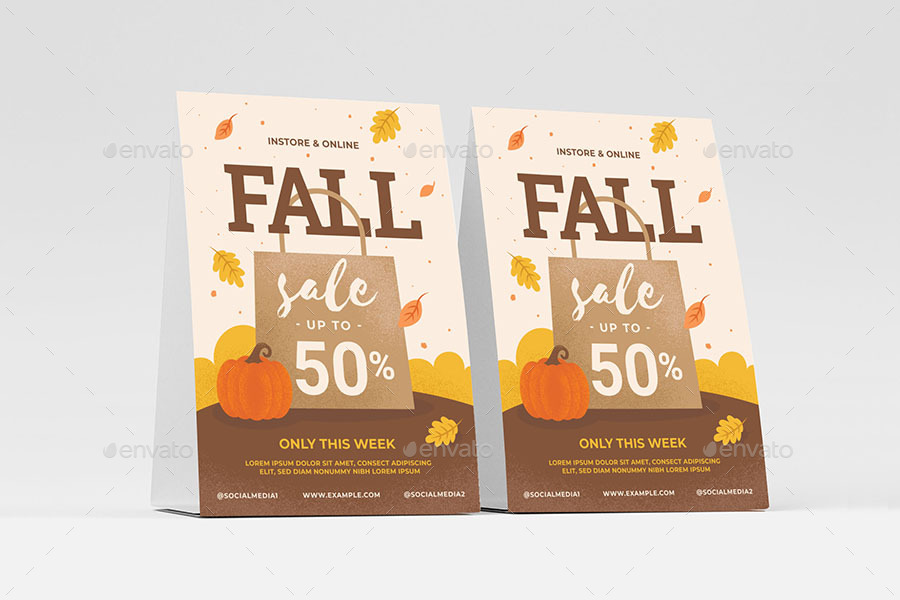 Autumn Fall Flyer, Print Templates | GraphicRiver