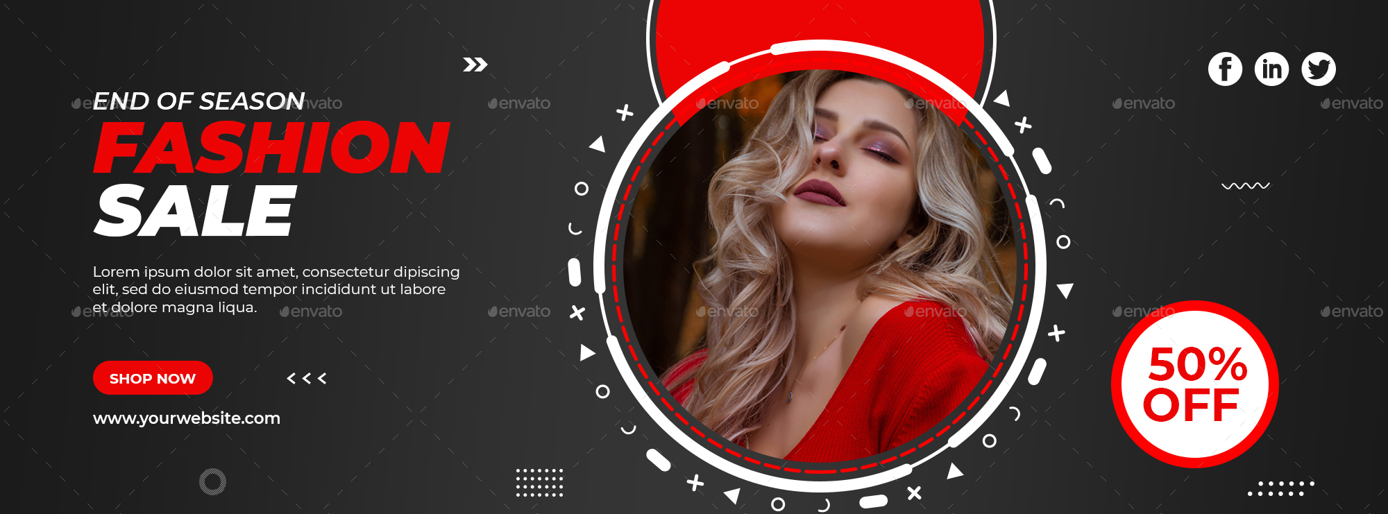 Facebook Cover Pack, Web Elements | GraphicRiver