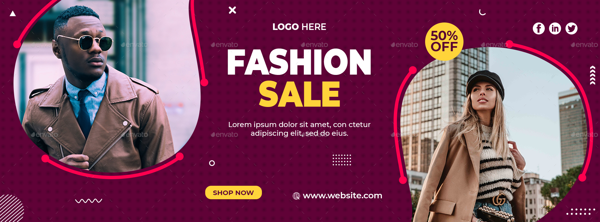 Facebook Cover Pack, Web Elements | GraphicRiver