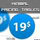 Minimal Pricing Tables, Web Elements | GraphicRiver