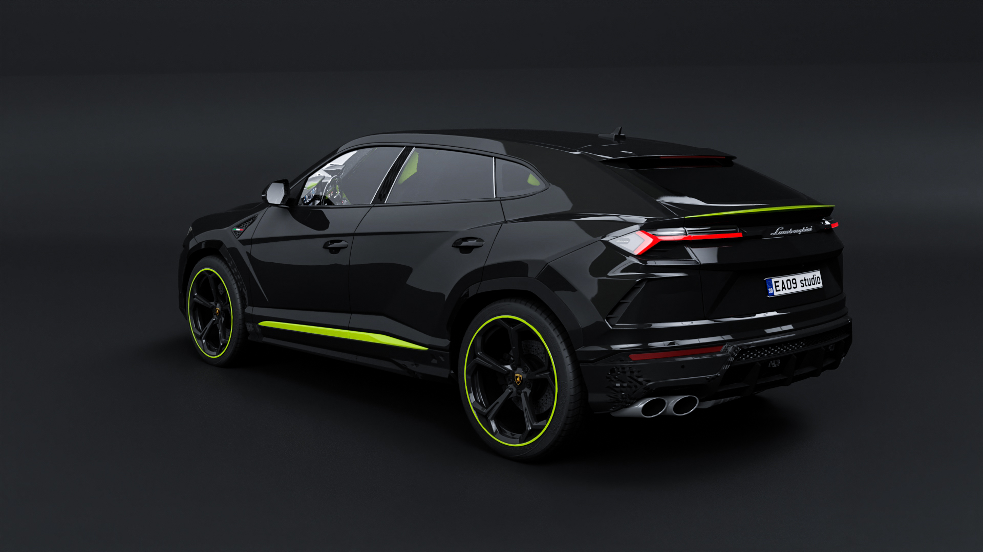 2021 Lamborghini Urus Graphite Capsule by EA09studio | 3DOcean