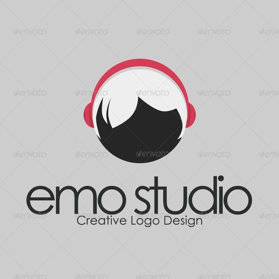 Emo Studio Boy Logo Template , Logo Templates | GraphicRiver