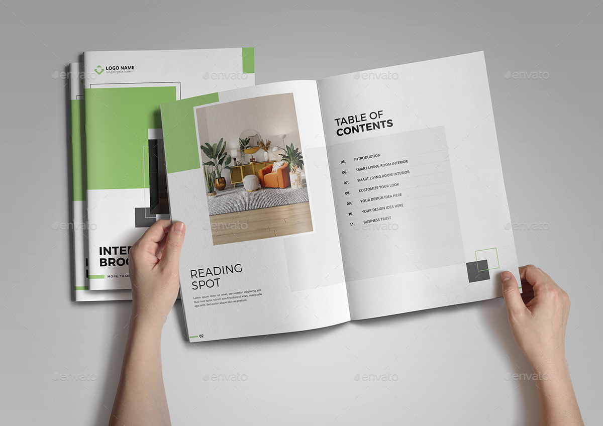 Interior Brochure Template V2, Print Templates | GraphicRiver