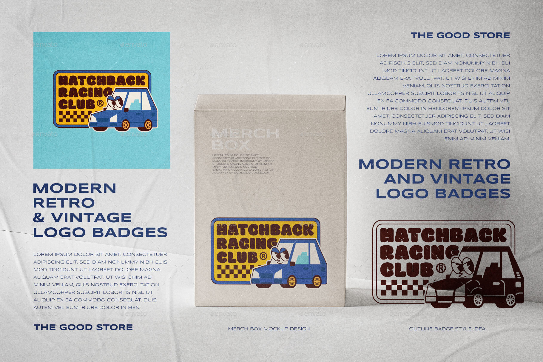 Illustration Logo Badges Vol. 12, Web Elements | GraphicRiver