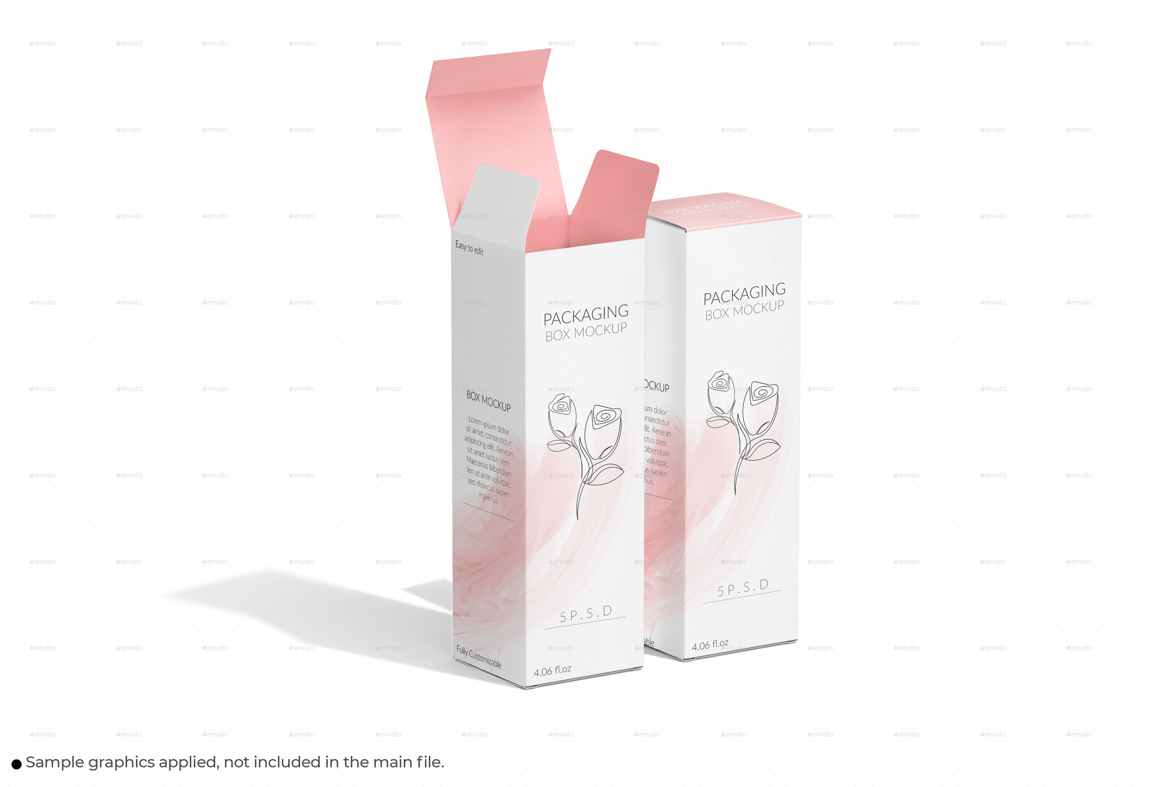 Package Box Mockup – High/Tall Rectangle, Graphics | GraphicRiver