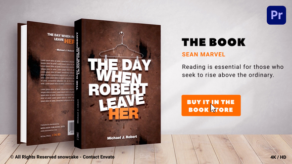 The Book Promotion For Premiere Pro, Premiere Pro Templates | VideoHive