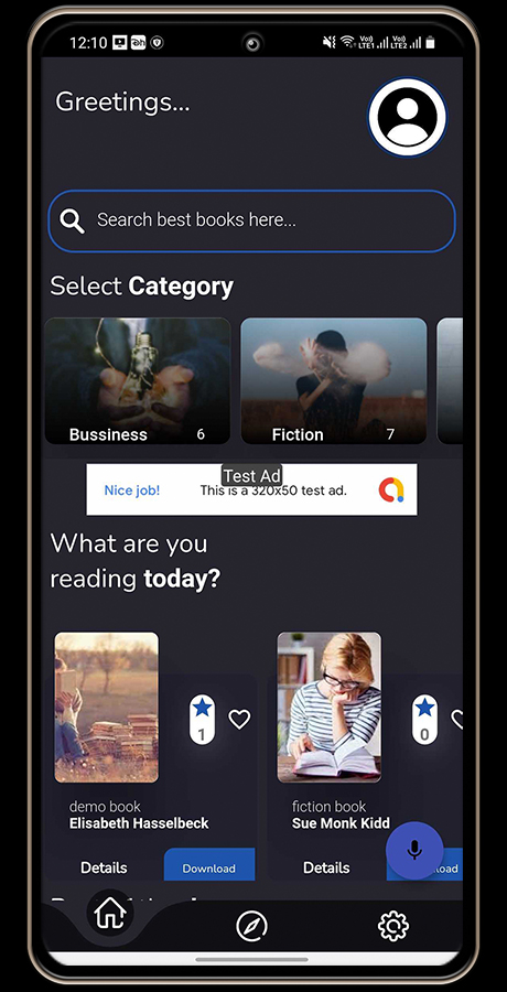 Flutter EBook App (Online eBook Reading, Download eBooks,Books App) (V3 ...
