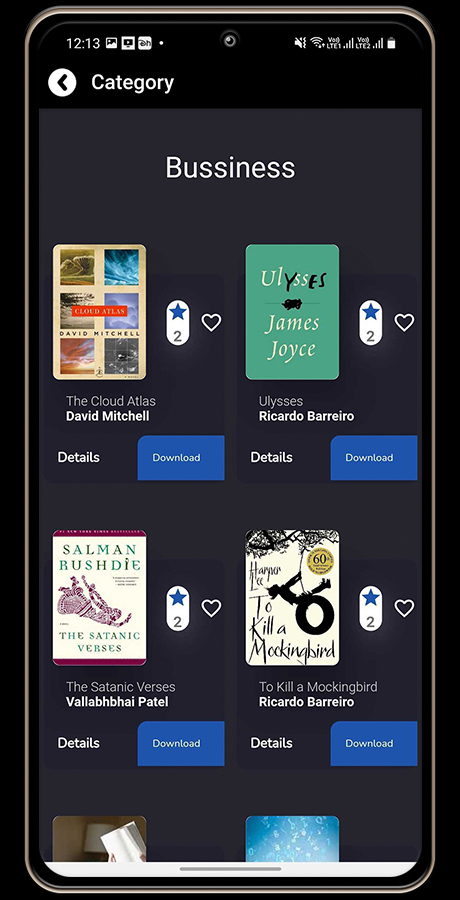 Flutter EBook App (Online eBook Reading, Download eBooks,Books App) (V3.0) by VocsyInfotech