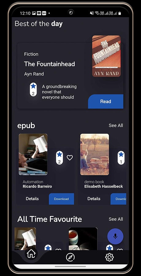 Flutter EBook App (Online eBook Reading, Download eBooks,Books App) (V3 ...