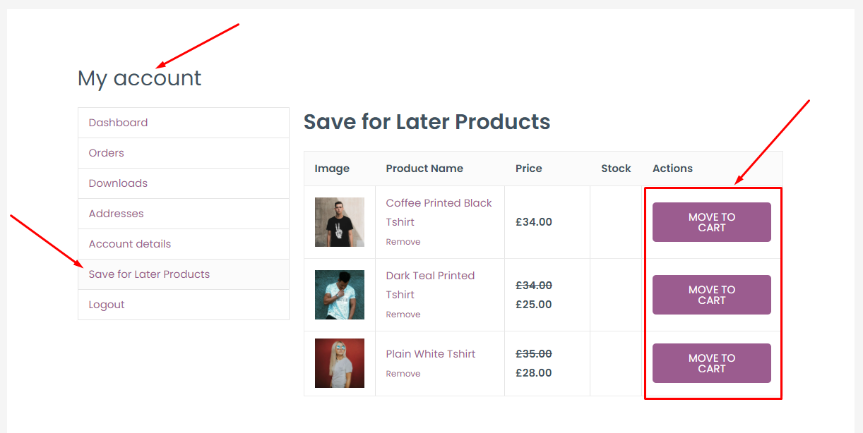 WooCommerce Save for Later by xpertsclub | CodeCanyon