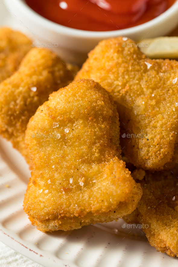 Homemade Breaded Chicken Nuggets Stock Photo by bhofack2 | PhotoDune