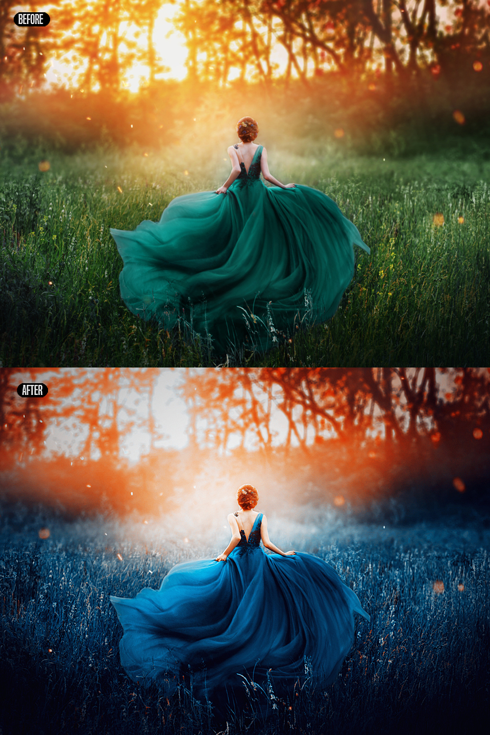 Dreamy Blue (Color Grading) - Photoshop Action, Add-ons | GraphicRiver