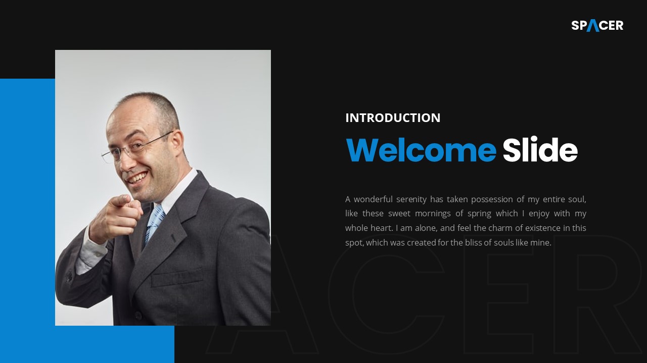 Spacer - Creative Business PowerPoint Template, Presentation Templates