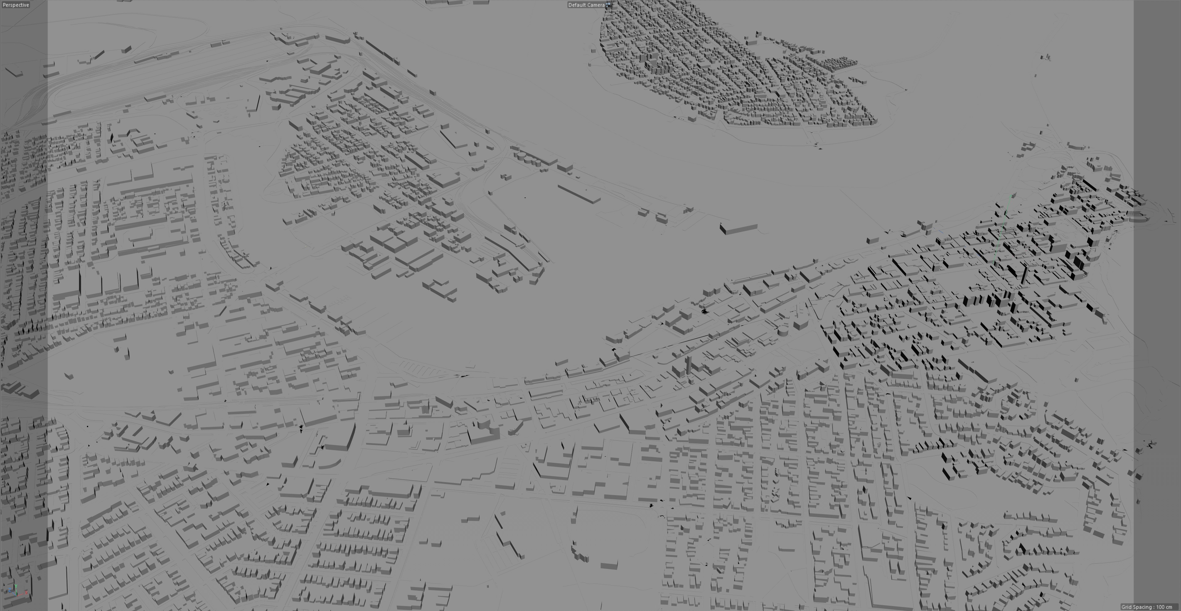 Newcastle city Australia 3d model 20km by TurboCG | 3DOcean