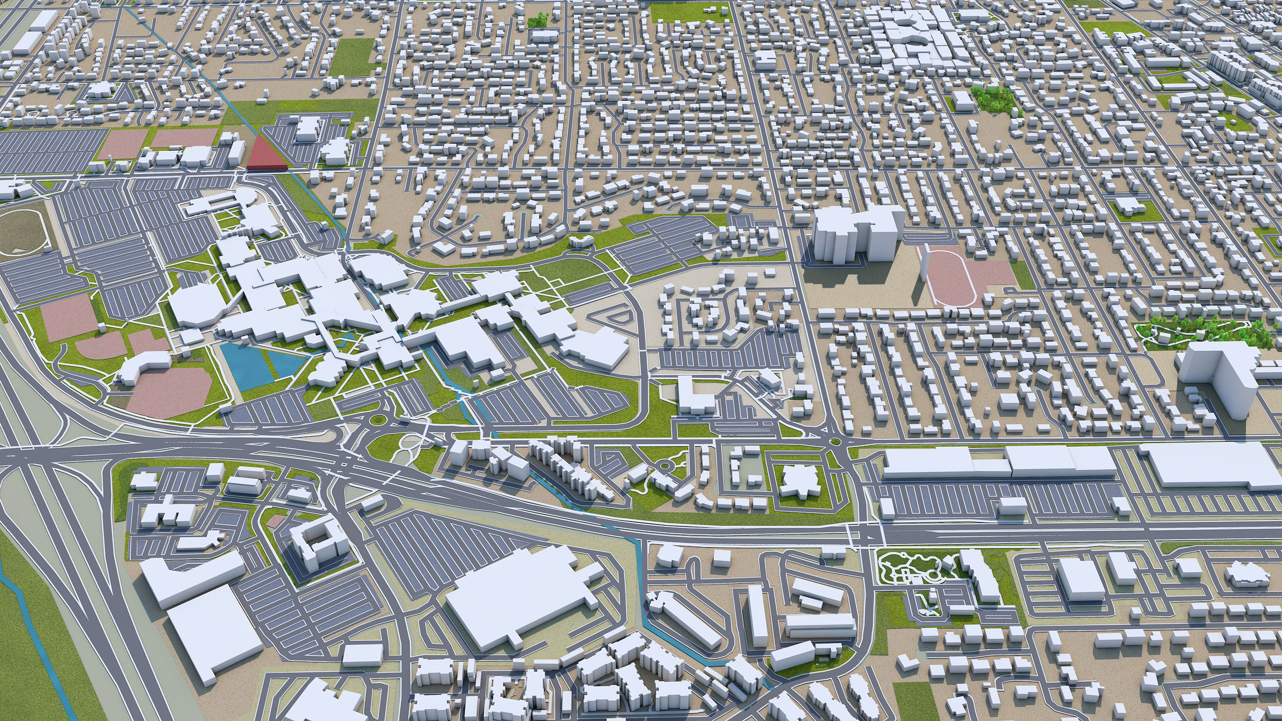 Orem city Utah USA 3d model 20km by TurboCG | 3DOcean