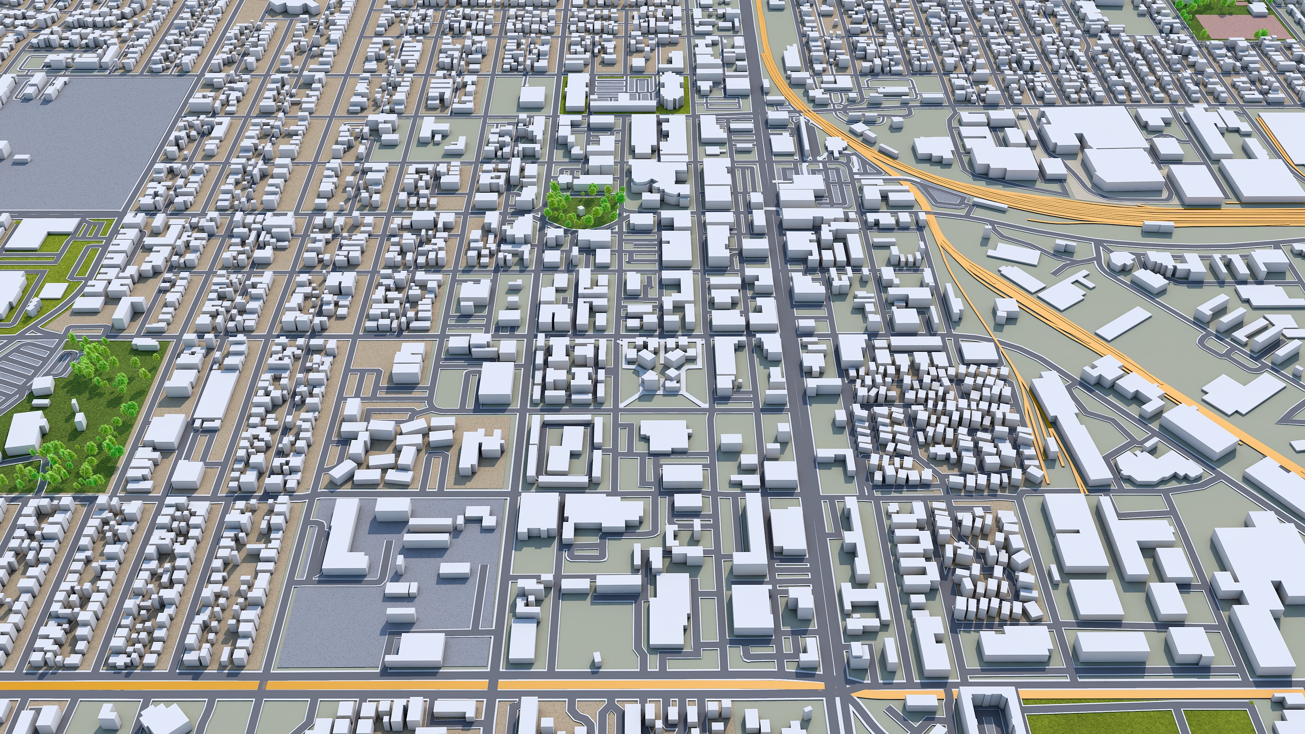 Oxnard city California USA 3d model 30km by TurboCG | 3DOcean