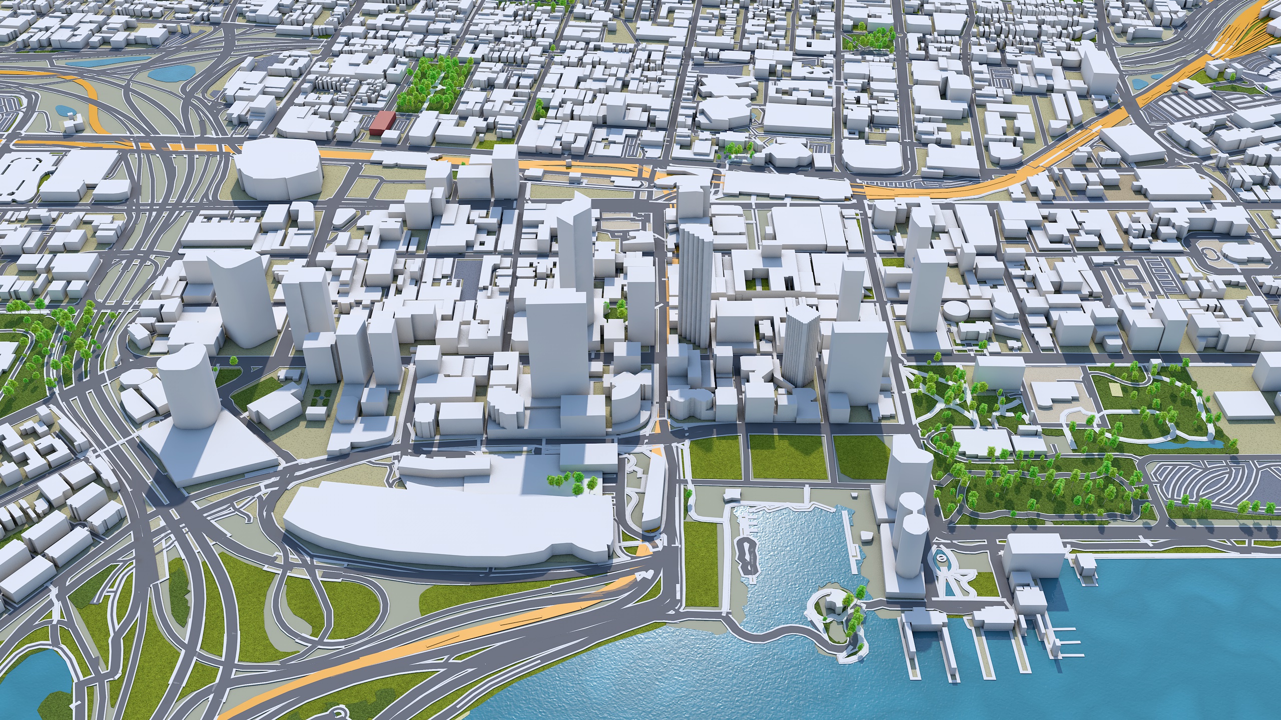 Perth city Australia 3d model 80km by TurboCG | 3DOcean