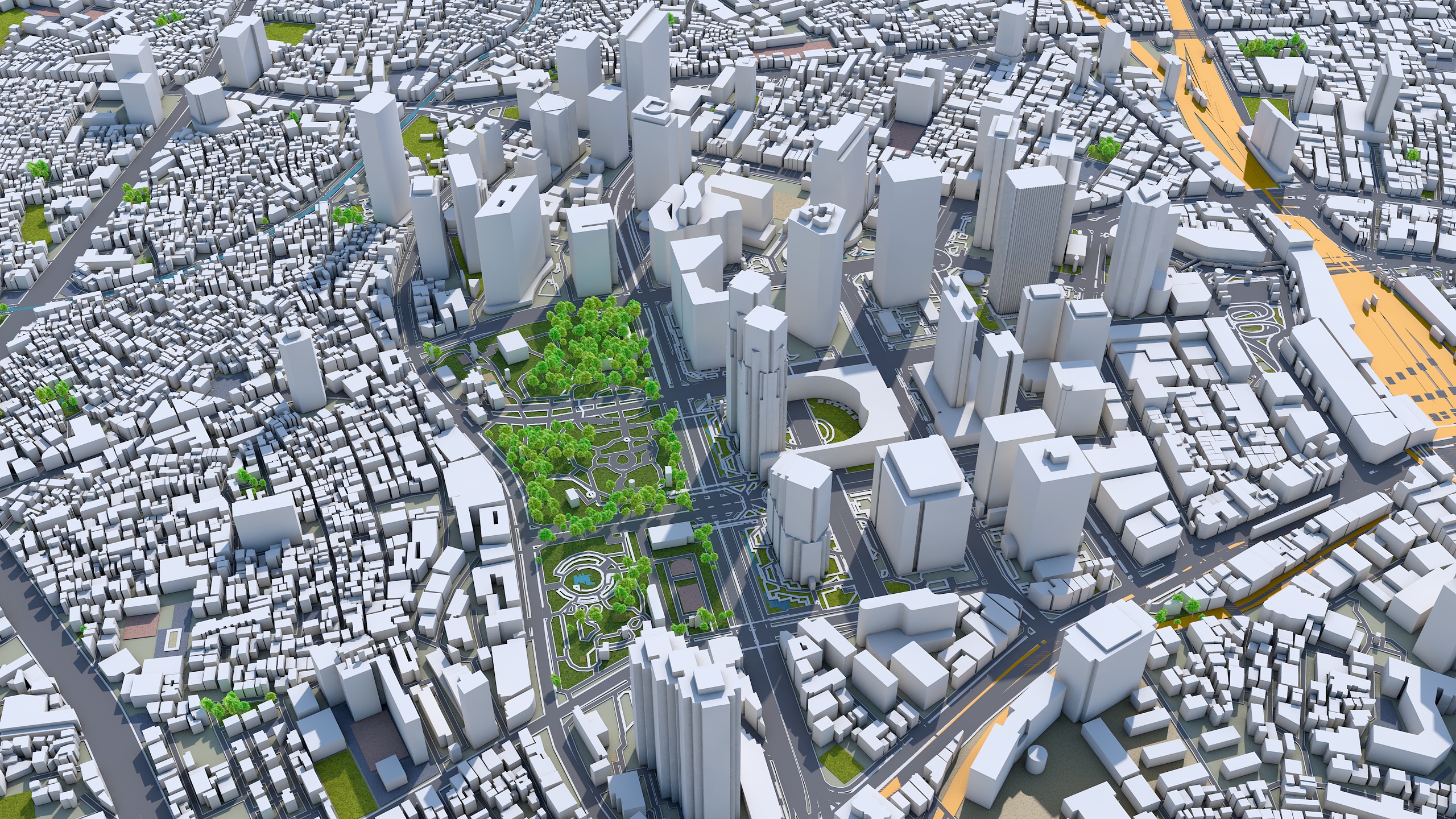 Shinjuku City Japan 3d Model 20km By Turbocg 3docean