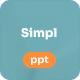 Simpl - Minimalist PowerPoint Presentation, Presentation Templates