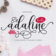 Adaline Script, Fonts | GraphicRiver