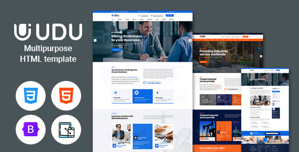 UDU - Multipurpose HTML Template by Kalanidhithemes | ThemeForest