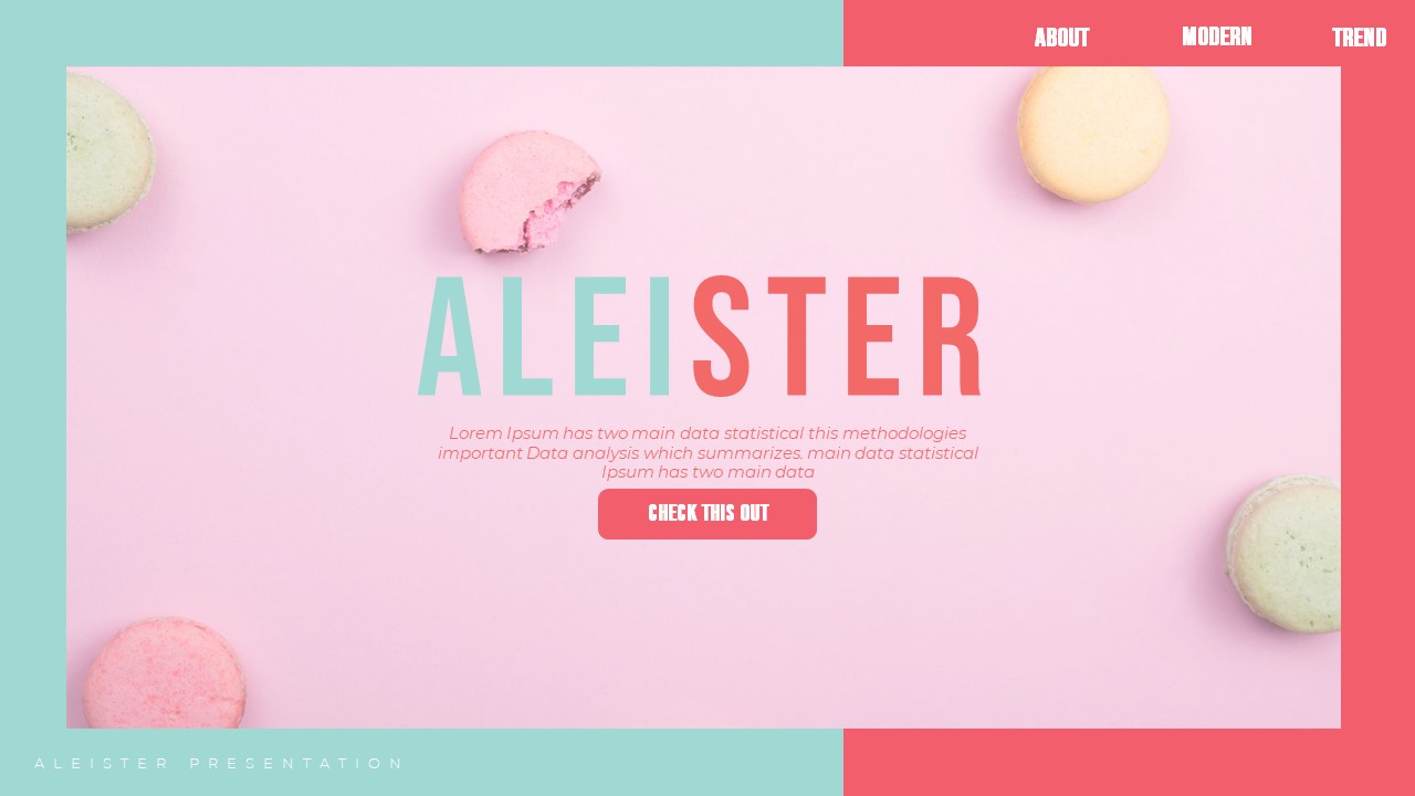 Aleister Creative Business PowerPoint Template, Presentation Templates
