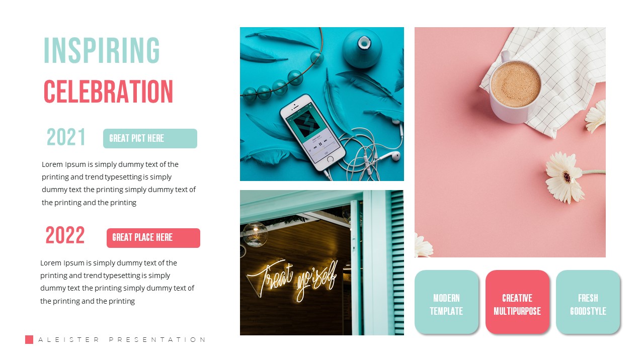 Aleister Creative Business PowerPoint Template, Presentation Templates