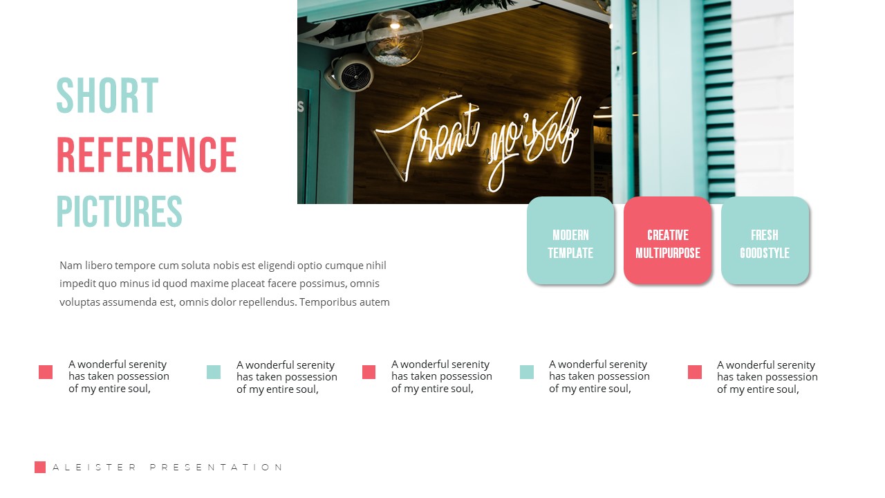 Aleister Creative Business PowerPoint Template, Presentation Templates