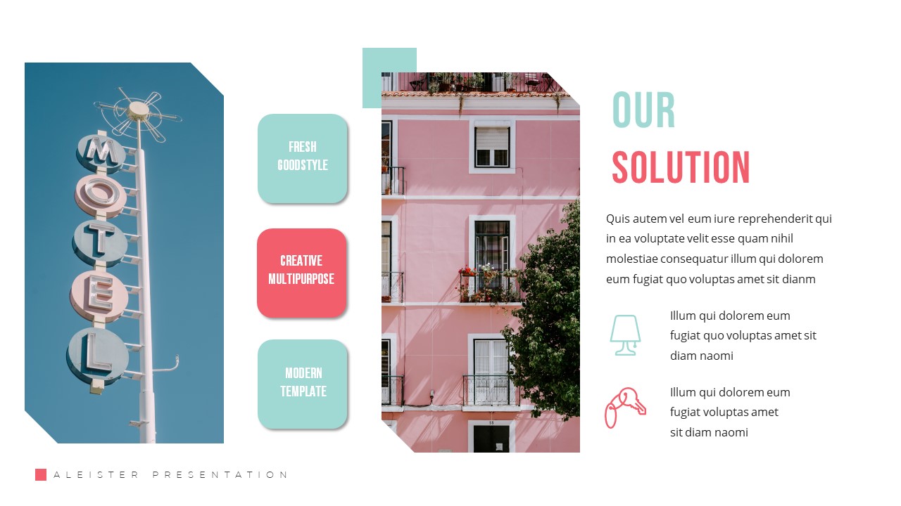 Aleister Creative Business PowerPoint Template, Presentation Templates