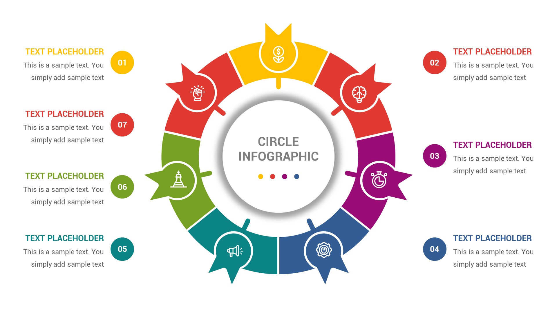 Circle Infographics PowerPoint Presentation by SOOZ_ART | GraphicRiver