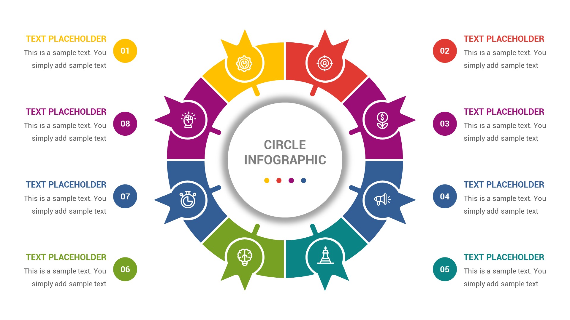 Circle Infographics PowerPoint Presentation by SOOZ_ART | GraphicRiver