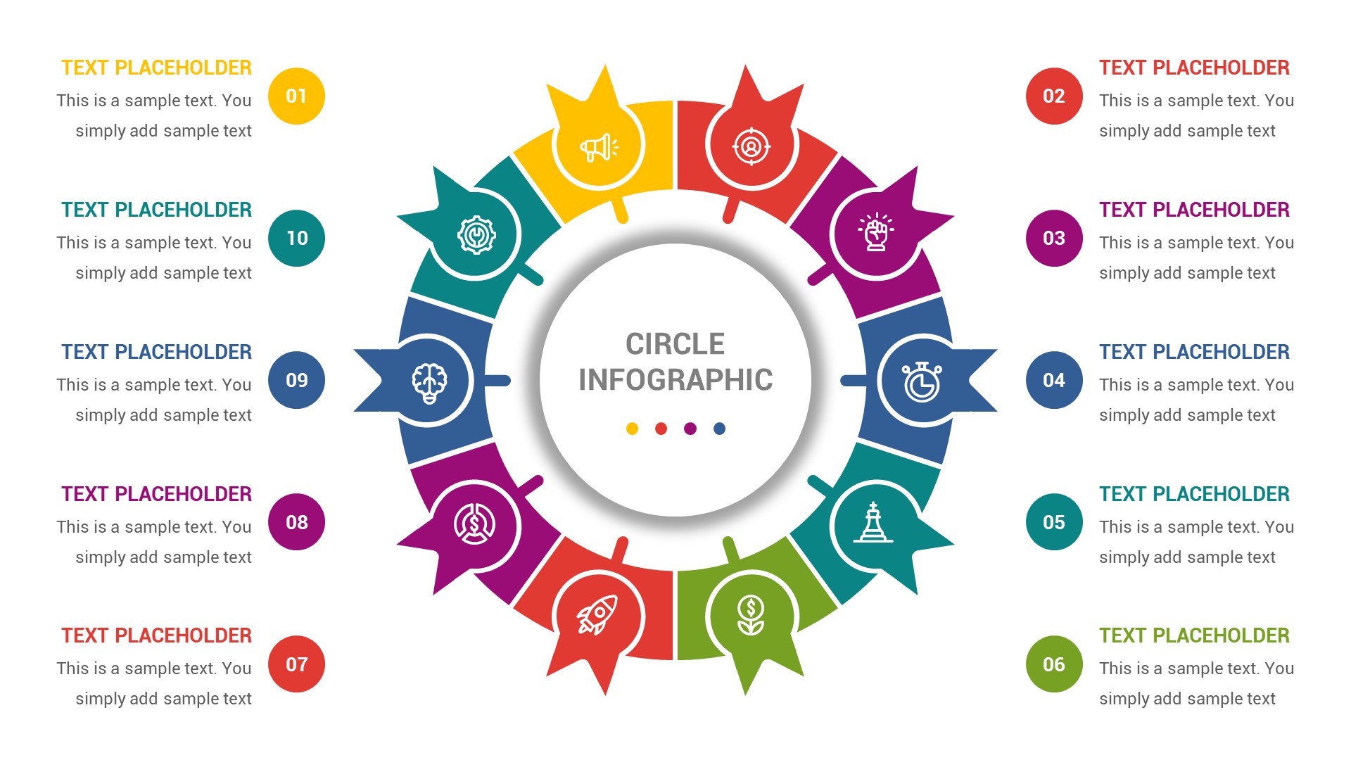 Circle Infographics PowerPoint Presentation by SOOZ_ART | GraphicRiver