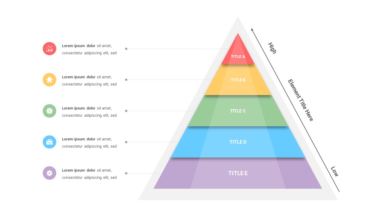 Pyramid Infographics PowerPoint Template diagrams, Presentation Templates
