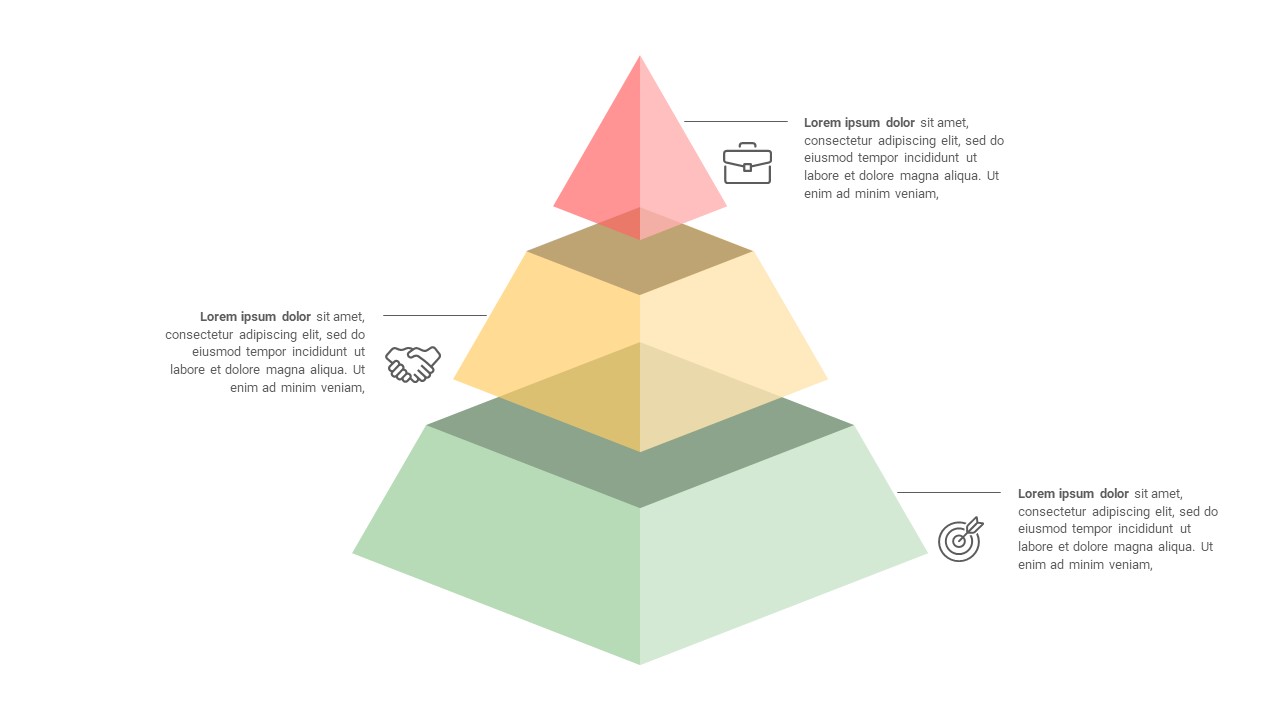 Pyramid Infographics PowerPoint Template diagrams, Presentation Templates