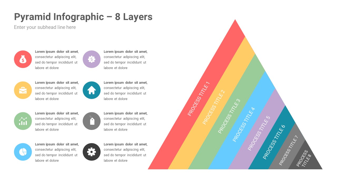 Pyramid Infographics PowerPoint Template diagrams, Presentation Templates