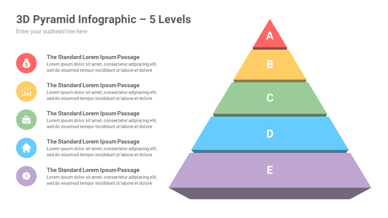 Pyramid Infographics PowerPoint Template diagrams by CiloArt | GraphicRiver